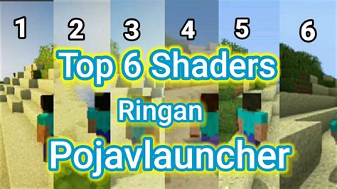 Top 6 Shaders Ringan Minecraft Java Di Pojavlauncher Virgl Renderer