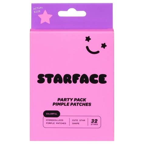 Starface Hydro Star Party Pack Pimple Patches Shop Facial Cleansers