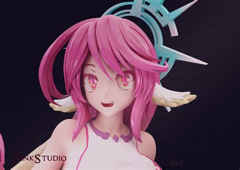No Game No Life Jibril 3d Model 3d Printable Cgtrader