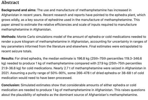 Bryce Pardo On Linkedin Our Recent Modeling Piece Looking At The Amounts Of Inputs Needed Ephedra…