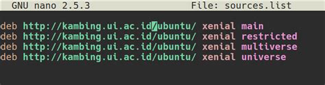 How To Change Ubuntu Repository Mirror Sources