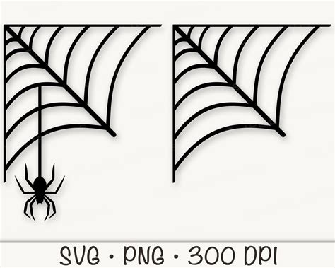 Simple Spider Web Template
