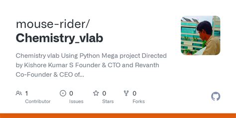 Chemistryvlabstructure Main Fileipynb At Main · Mouse Riderchemistryvlab · Github
