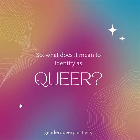 Genderqueer Positivity Image Description Six Images With A