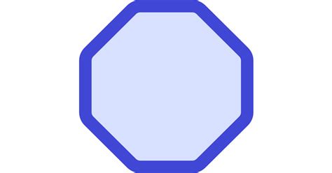 Polygon Polygon Octangle Shape Geometric Octagon Eight Sides Stop Sign Symmetry Edges Traffic