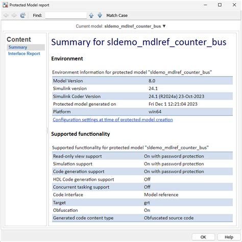 Explore Protected Model Capabilities Matlab Simulink