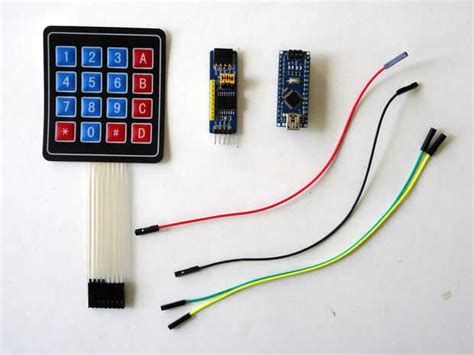 Arduino Nano Teclado De Matriz De I C PCF PCF A GPIO Y Visuino Paso Componentes