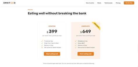 github pedroacbg omnifood food sell website made with html css and js