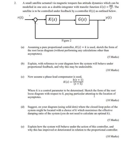 Solved A Small Satellite Actuated Via Magnetic Torquers Has