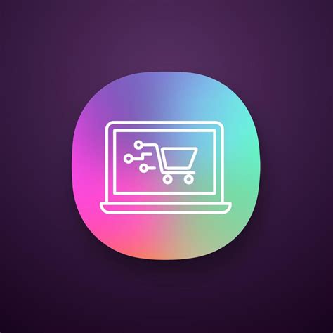 Payment System Technology App Icon Ui Ux User Interface E Payment Online Shopping Laptop