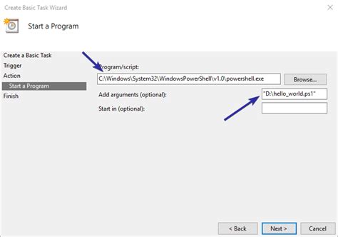 how to run a powershell script on schedule with task scheduler