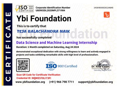 teja naik on linkedin internship datascience python