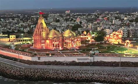 How To Reach Somnath Temple By Road Train And Air
