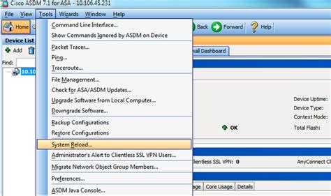 asdm cisco aboutfasr