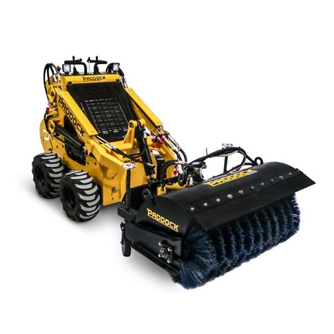 Paddock Mini Loader Hydraulic Sweeper Attachment Paddock Machinery