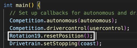 Rotation Sensor Reset Function No Being Called Programming Support
