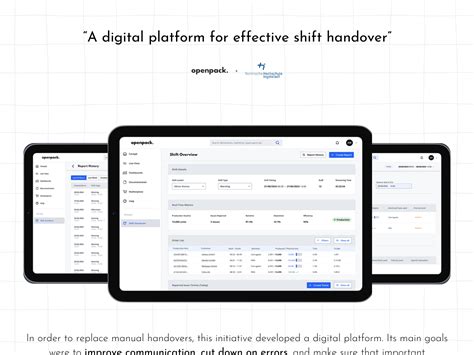 A Digital Platform For Effective Shift Handover By Milan Vaishnav On