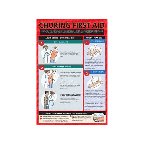 Choking First Aid Guide Safeflow