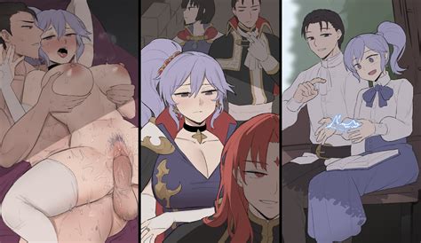 Ishtar Reinhardt Julius And Olwen Fire Emblem And 2 More Drawn By