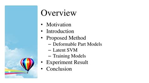 Ppt Object Detection With Discriminatively Trained Part Based Models