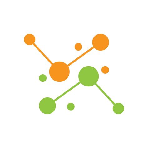 Premium Vector Molecule Logo Icon