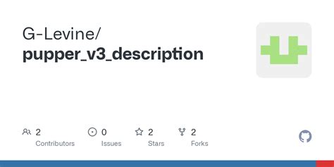 Github G Levinepupperv3description