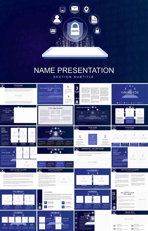 Gdpr Data Protection Powerpoint Template Powerpoint Templates Free Powerpoint Presentations