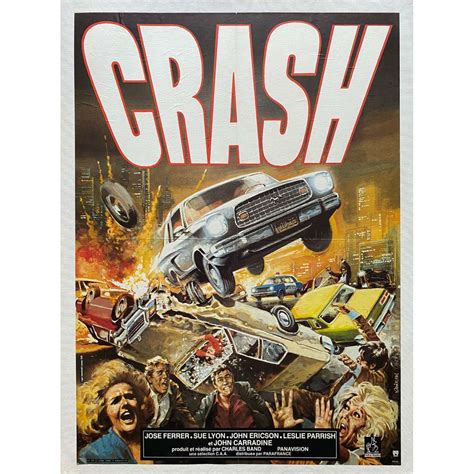 Crash French Movie Poster 23x32 In 1976
