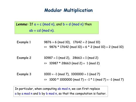 Ppt Modular Arithmetic Powerpoint Presentation Free Download Id