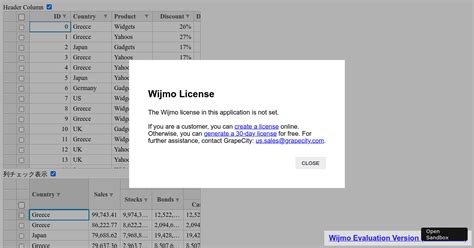 Flexgrid Selector And Column Group Bug In Vue Version 305 Codesandbox