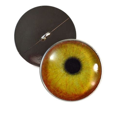 Yellow And Orange Flamingo Sew On Button Glass Eyes
