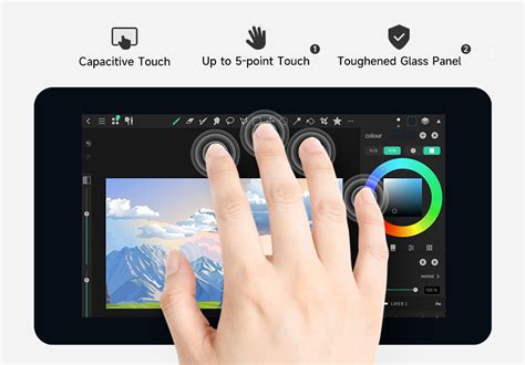 Inch Capacitive Touch Display DSI Interface IPS Screen Point Touch With Case