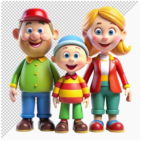 Exaggerated Cartoon Figure Premium Ai Generated Psd
