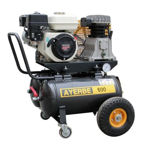 Ay 600 H Moto Compresor De Aire Ayerbe Motor Honda Gasolina Depósito