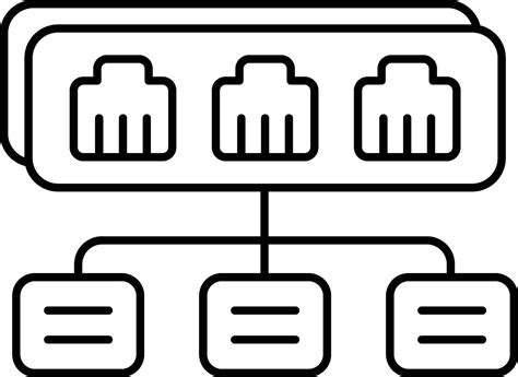 Ethernet Port Line Icon Design Style 28578019 Vector Art At Vecteezy