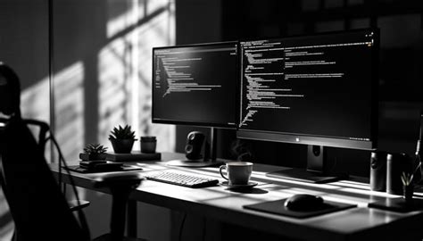 Free Minimal Developer Workspace Photo Coding Workspace Minimal Download At Stockcake