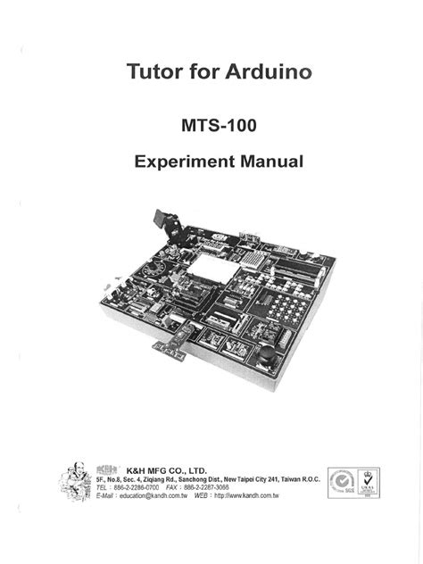 Mts 100 Tutor For Arduino Colored Scan Pdf Pdf