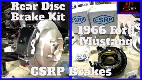 Csrp Rear Disc Brake Conversion 1966 Ford Mustang Youtube