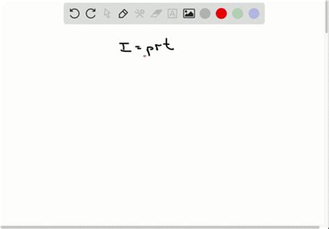 SOLVED Solve Each Formula For The Specified Variable I Prt For R Simple Interest