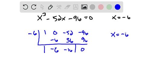 Solveduse Synthetic Division To Show That X Is A Solution Of The Third