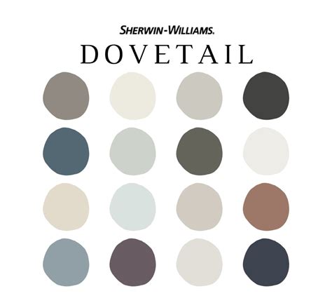 Sherwin Williams Dovetail Color Palette Sw Dovetail Exterior Paint