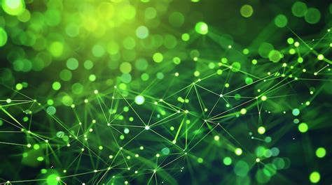 Premium Photo Abstract Background With Plexus Of Glowing Dots And Lines Network Concept 3d