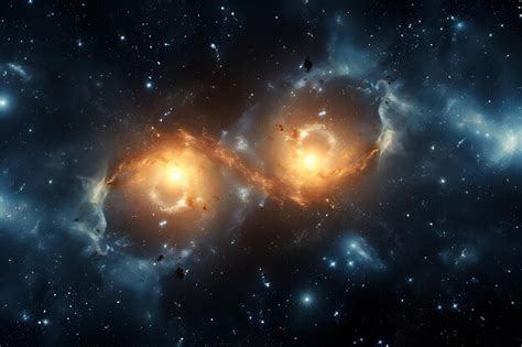 Premium Photo Star Pairs Orbiting Common Mass Center