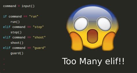 Reduce Too Many If Elif In Python Devra