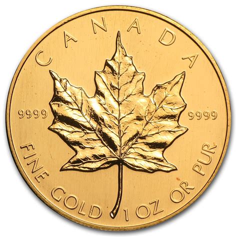 Buy 1988 Canadian 1 Oz Gold Maple Leaf Bu Apmex