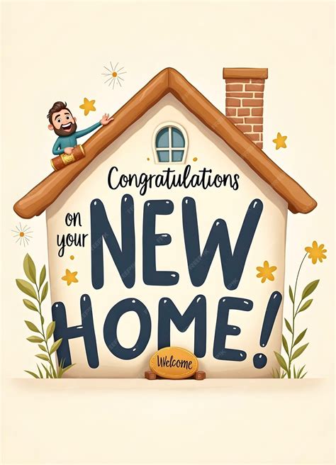 Congratulations On Your New Home A Warm Welcome To New Beginnings