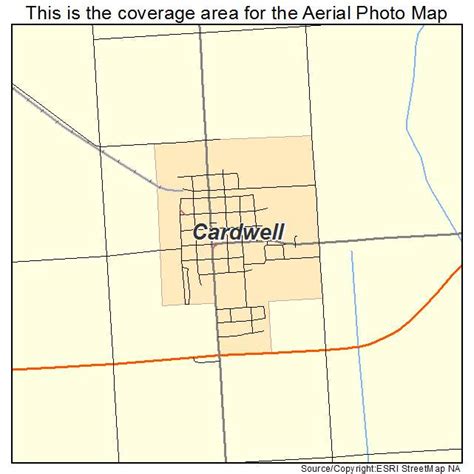 Aerial Photography Map Of Cardwell Mo Missouri
