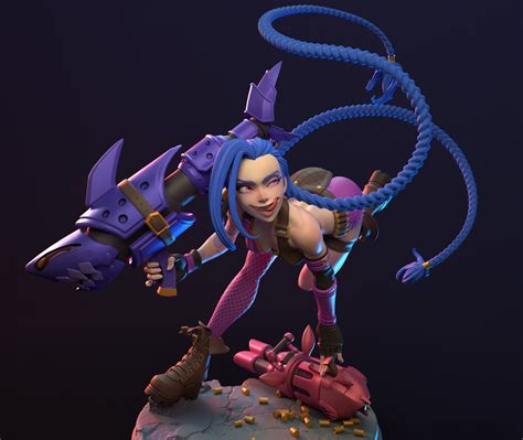 1791 Jinx Nsfw League Of Legends Stl 3d Print Files My Stl