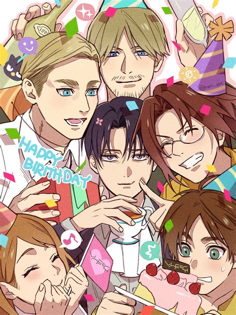 Eren Yeager Levi Hange Zoe Erwin Smith Petra Ral And 2 More