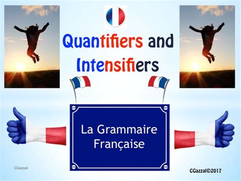 Quantifiers And Intensifiers In French A Complete Guide Teaching